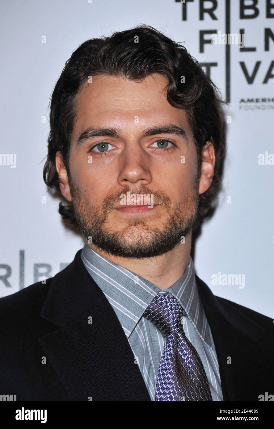 Actor Henry Cavill arriving at the Chanel and Tribeca Film Festival ...