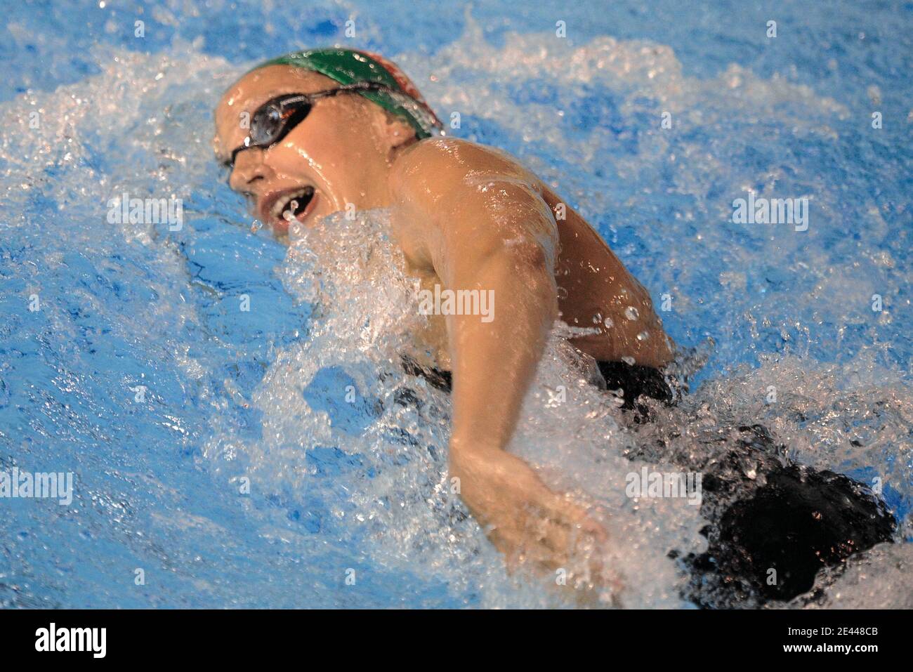 France's Ophelie Etienne swimming the 200 M Freestyle during the French ...