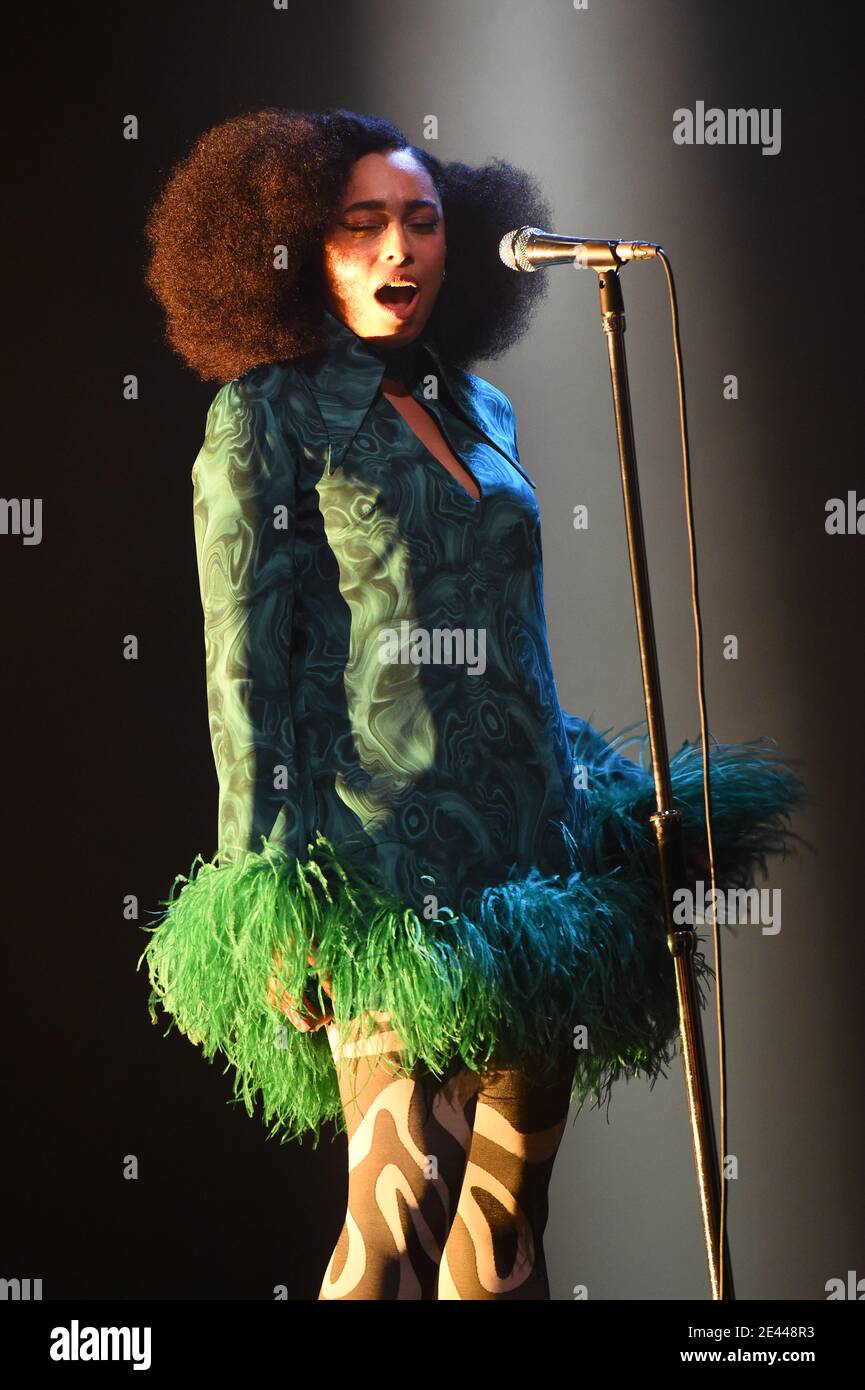 EDITORIAL USE ONLY Celeste performing during filming for the Graham ...