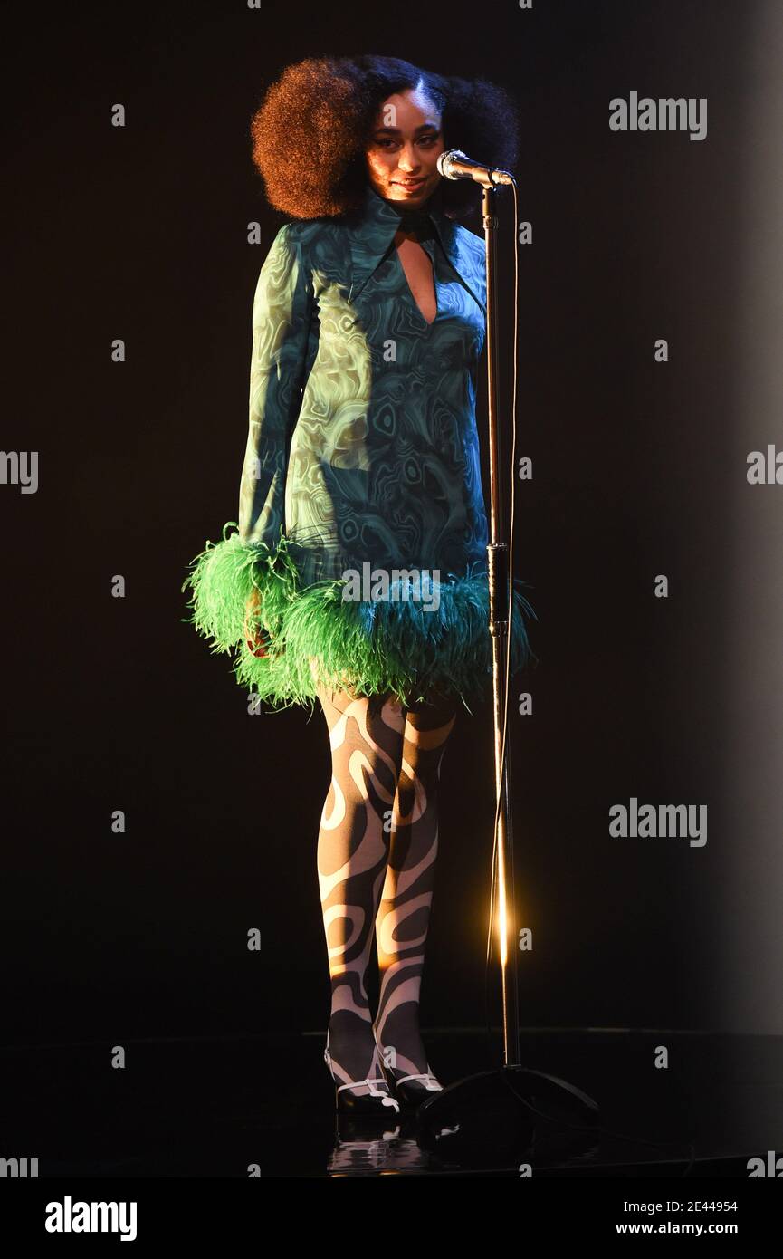 EDITORIAL USE ONLY Celeste performing during filming for the Graham ...