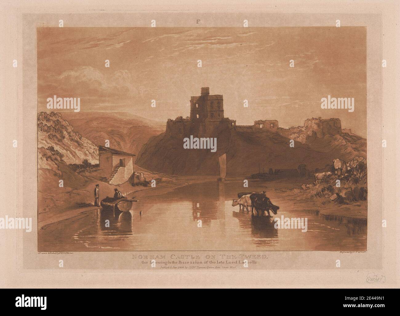 Norham castle turner hi-res stock photography and images - Alamy