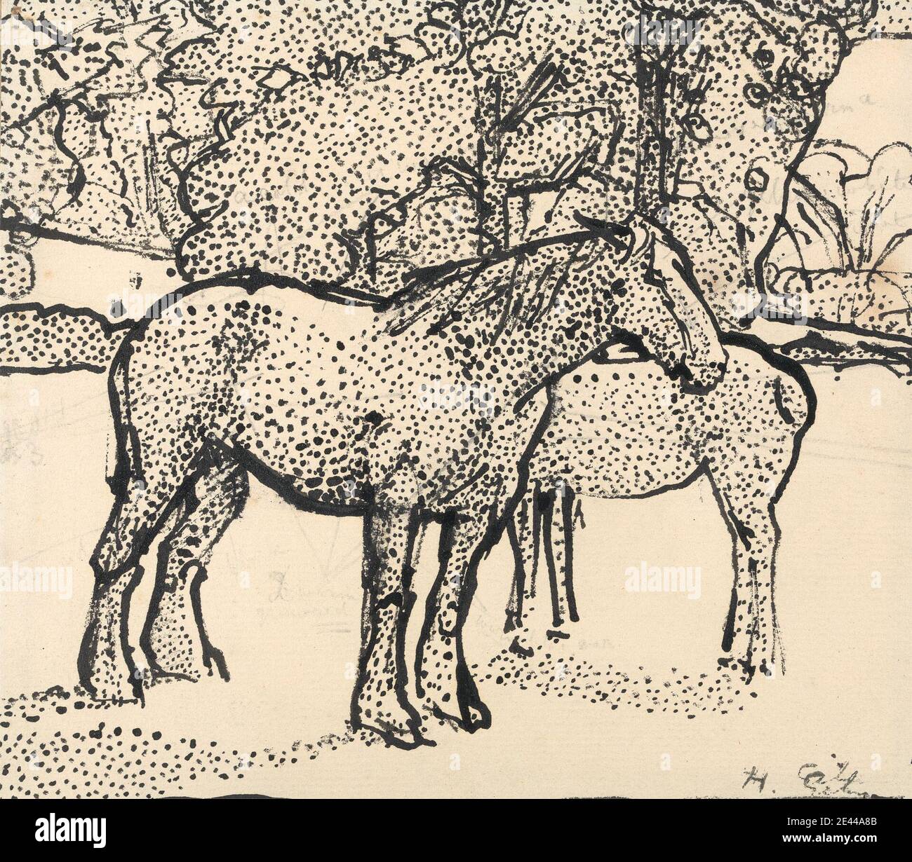 Pointillism hi-res stock photography and images - Alamy