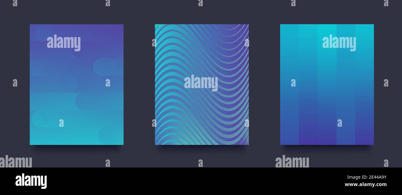 Gradient Abstract Background with geometric Shapes. Set of Patterns ...