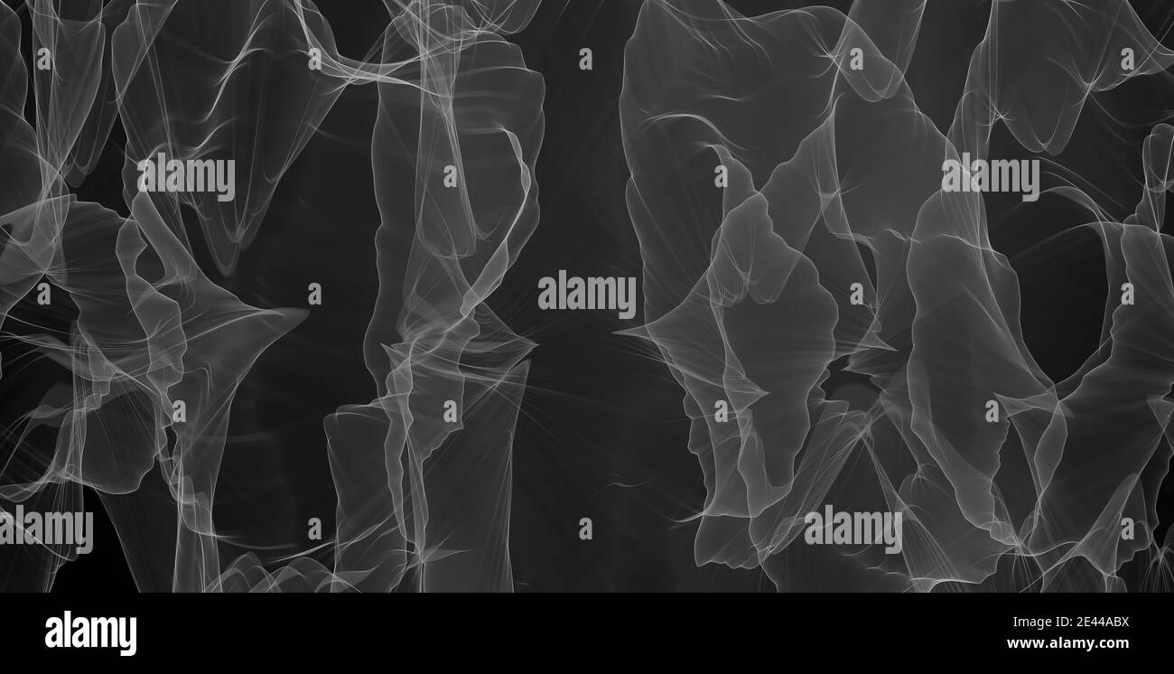 Computer generated abstract background. Random smoke effect full image ...