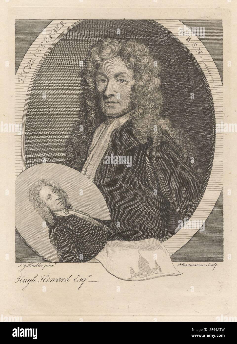 Sir christopher wren portrait hi-res stock photography and images - Alamy