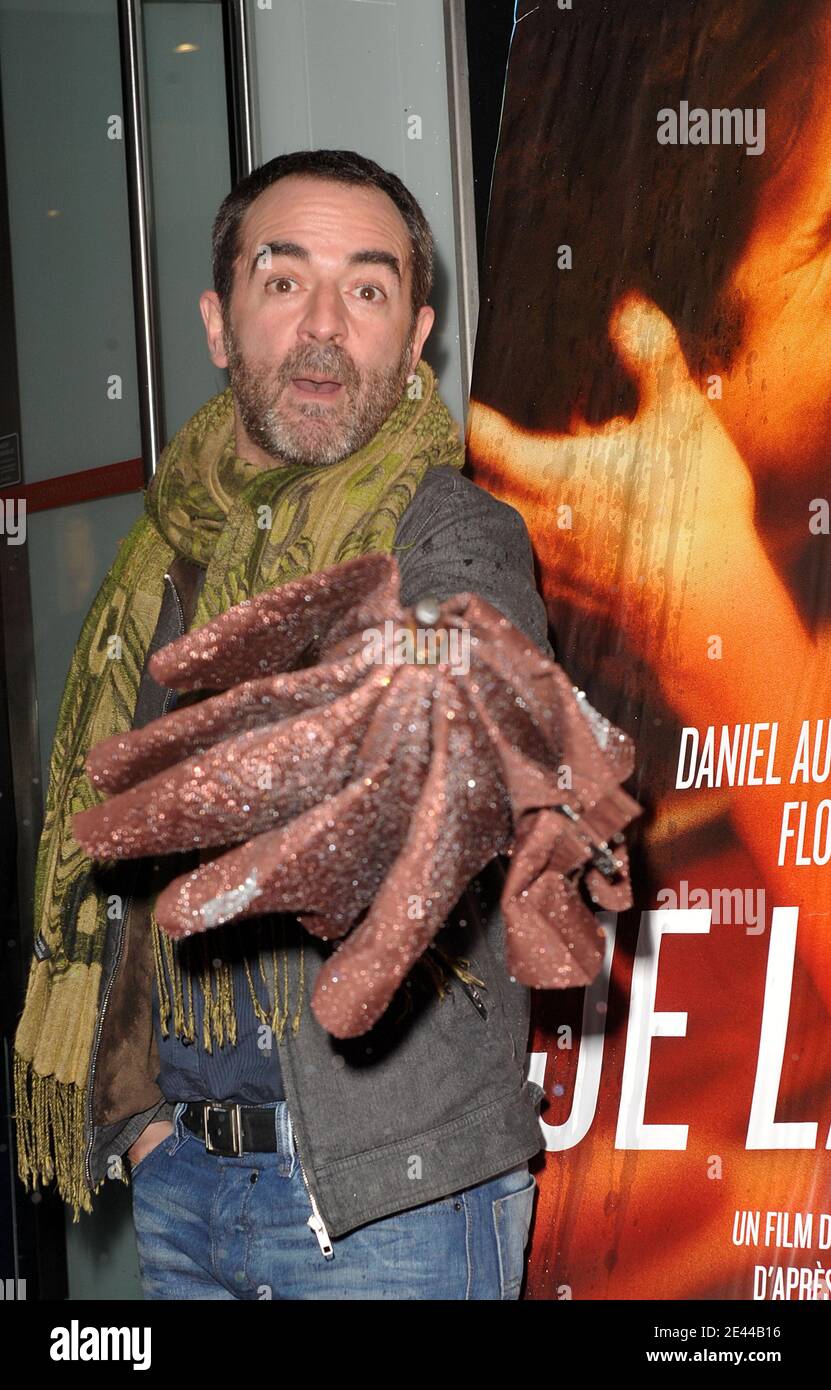 Bruno Solo arriving for the premiere of 'Je l'Aimais' at Publicis ...