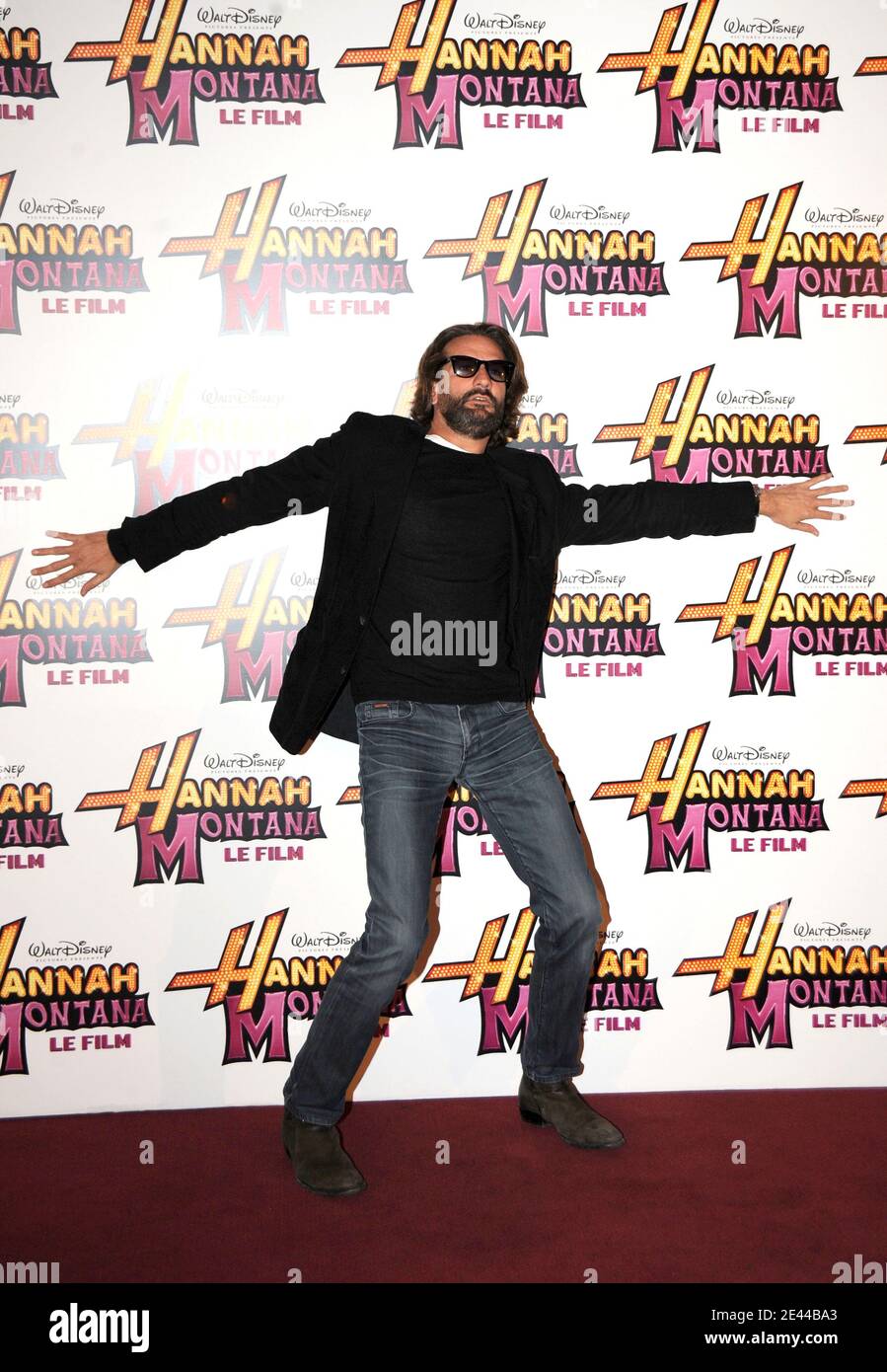 Frederic Beigbeder arrives for the premiere of 'Hannah Montana: The ...