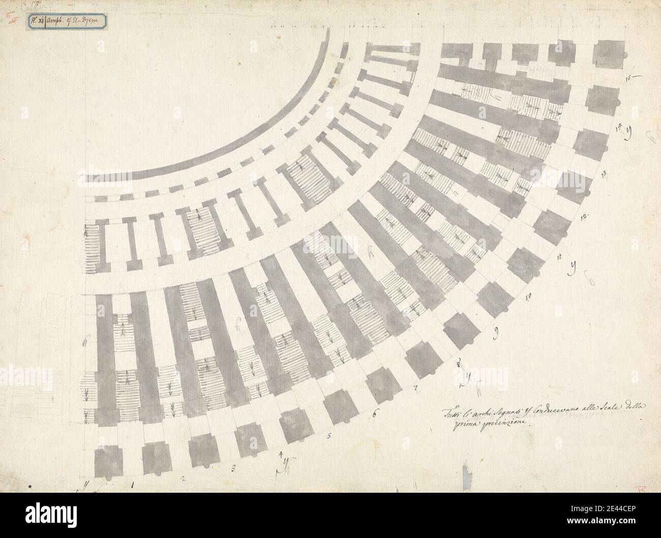 James Bruce, 1730â€“1794, British, Plan of one quarter of the ...