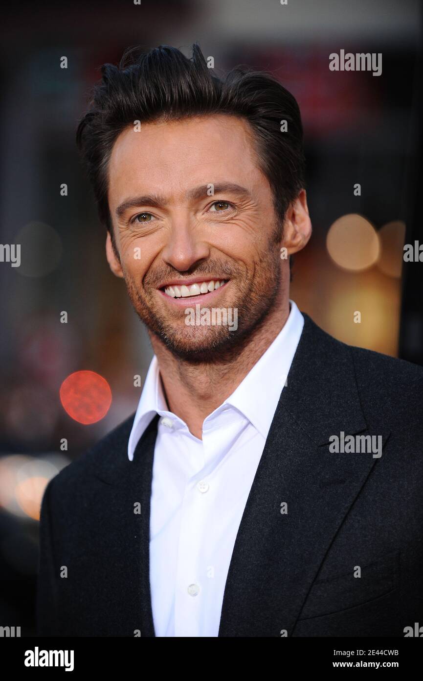 Hugh Jackman arriving for the Los Angeles Industry screening of 'X-Men ...