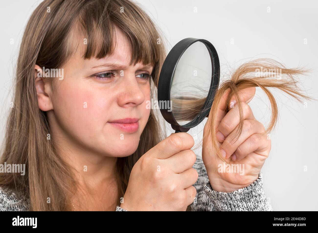 Broken hairs hi-res stock photography and images - Alamy