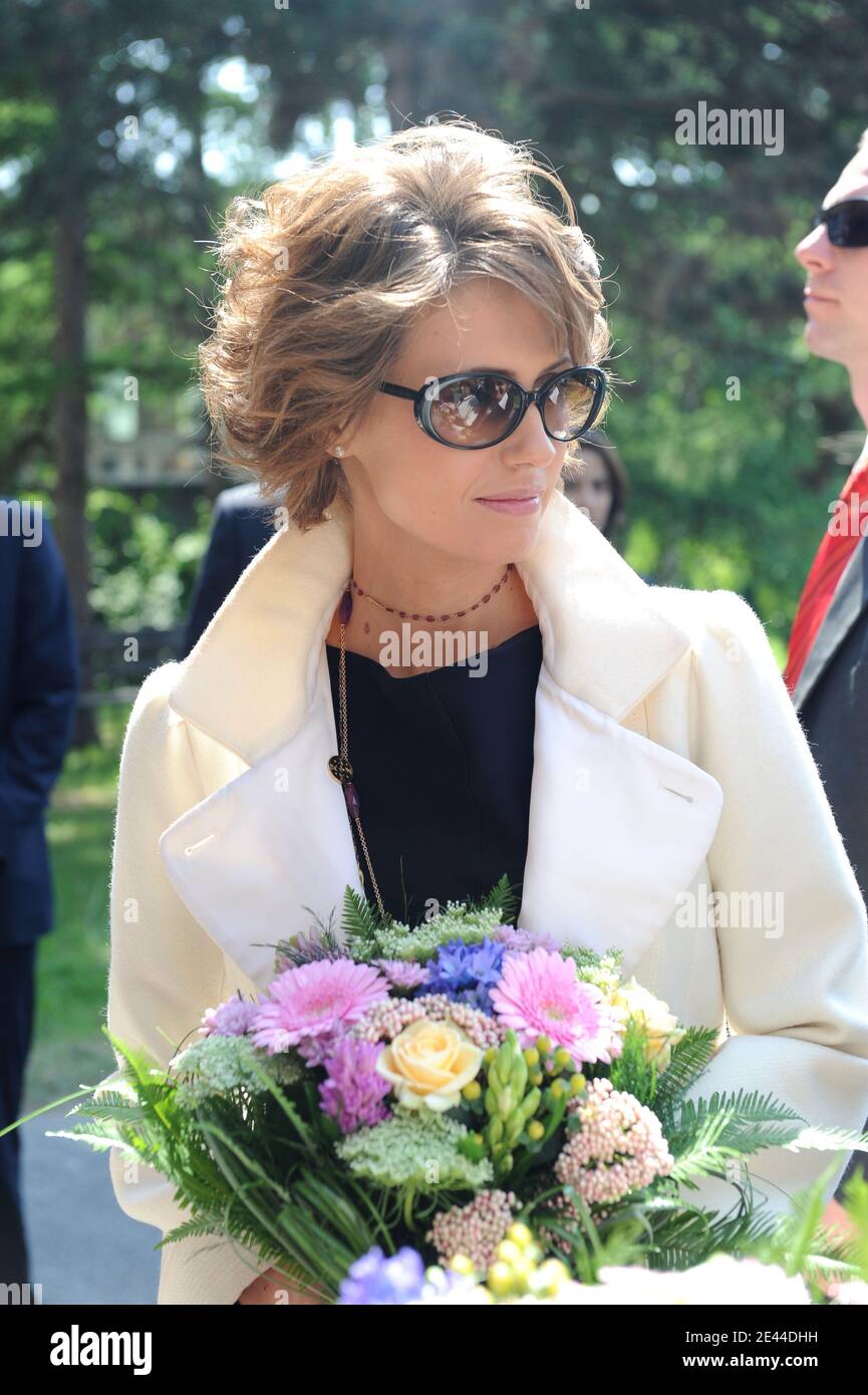 Syrian First Lady Asma Al Assad visits, with Slovak First Lady Silvia ...