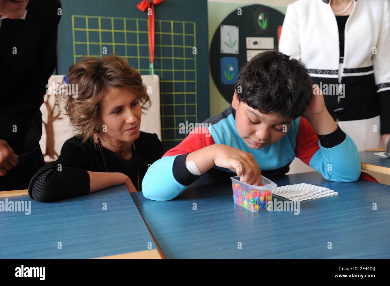 Syrian First Lady Asma Al Assad visits, with Slovak First Lady Silvia ...