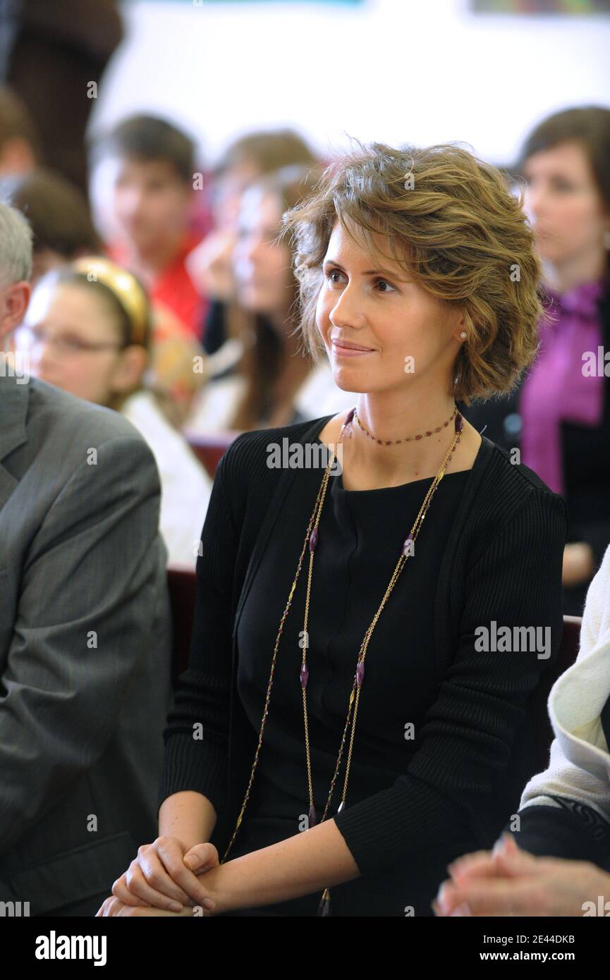 Syrian First Lady Asma Al Assad visits, with Slovak First Lady Silvia ...