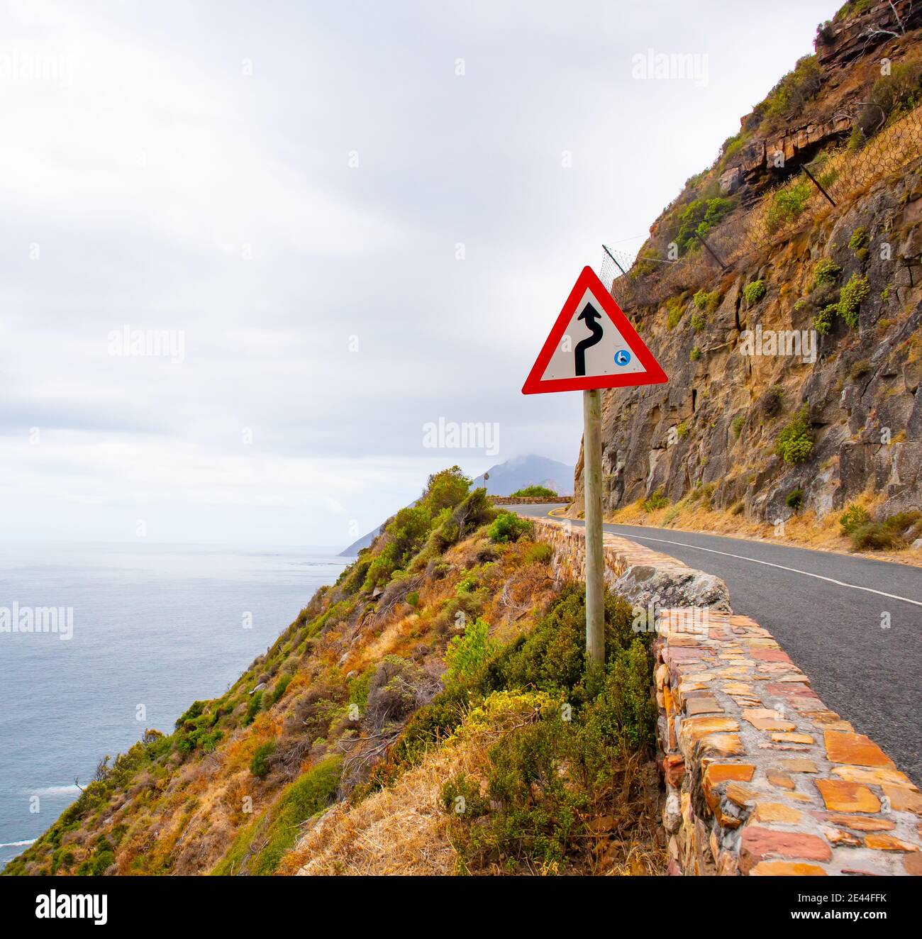 Chapman's Peak- Cape Town, South Africa - 19-01-2021 Road sign on ...