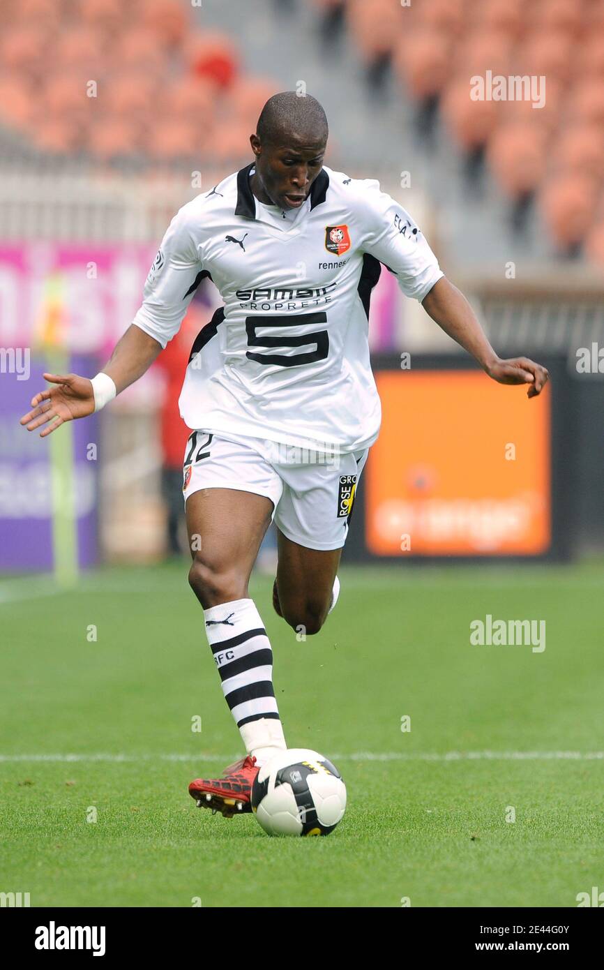 Rennes's Rod Fanni during the French First League soccer match, Paris ...