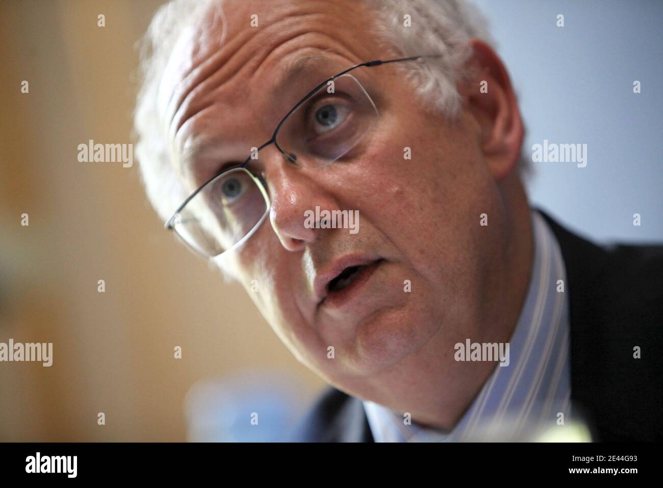 General Health Director Didier Houssin gives a press conference on ...