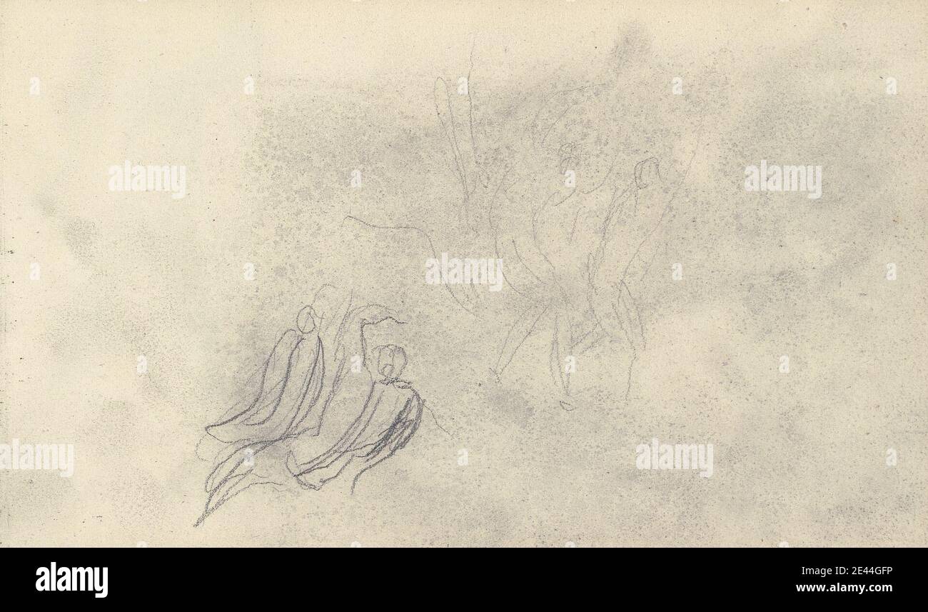 George Romney, 1734â€“1802, British, Sketchbook Drawing, ca. 1793 ...