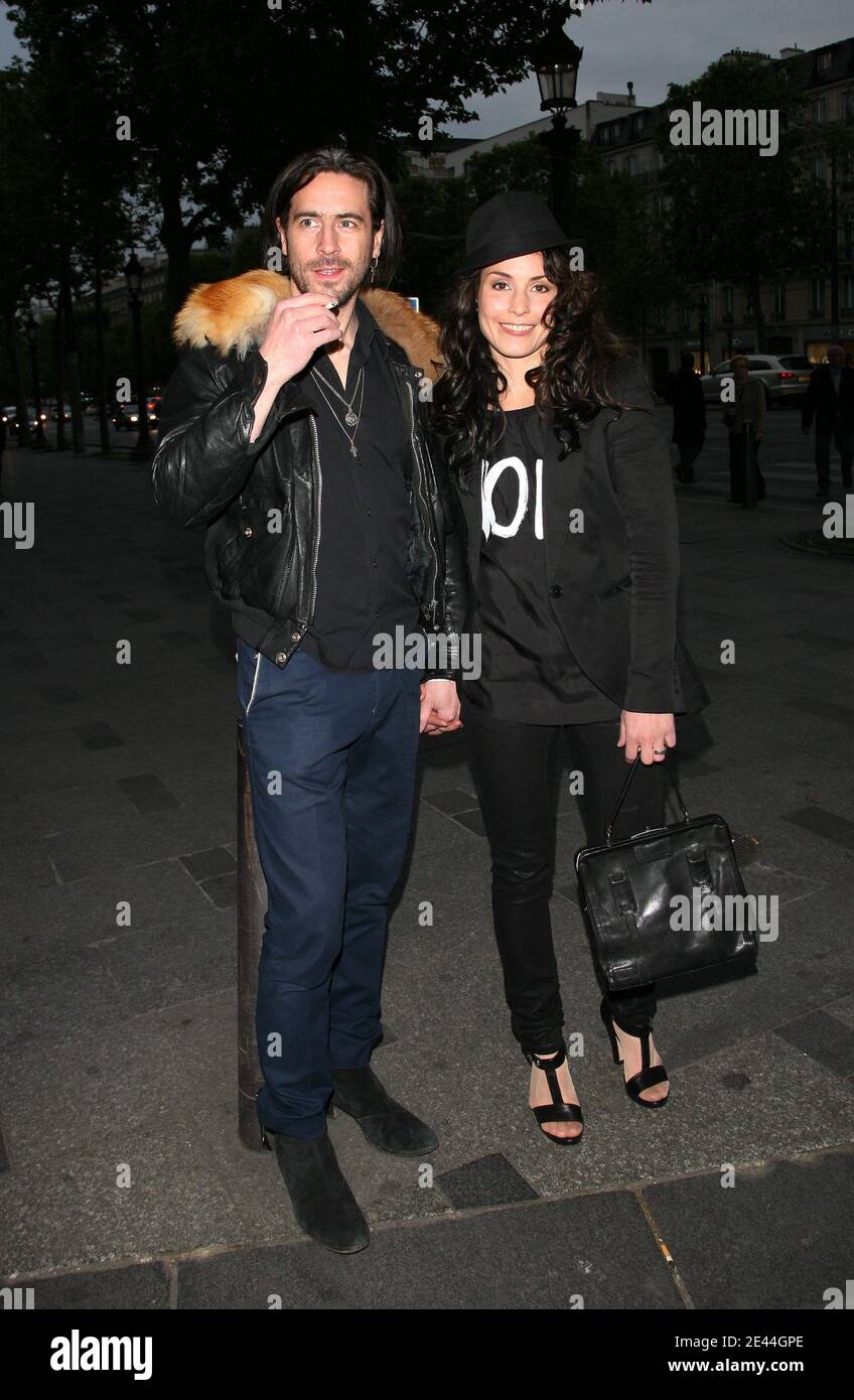 Actress Noomi Rapace and her boyfriend arriving at the screening of ...