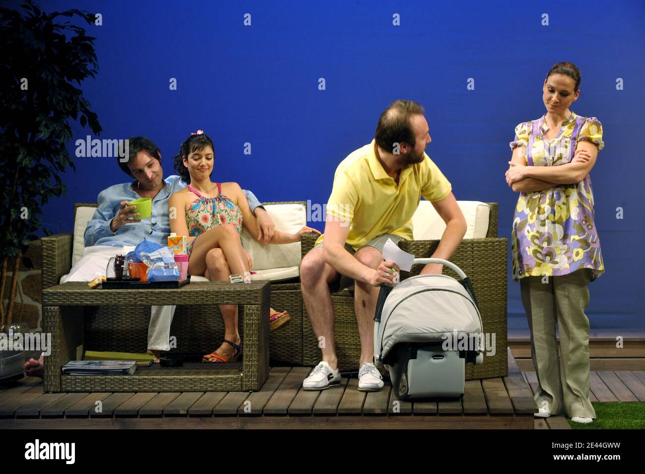 David Roussel, Vanessa Guide Aurelie Bargeme and Yannick Mazzilli ...