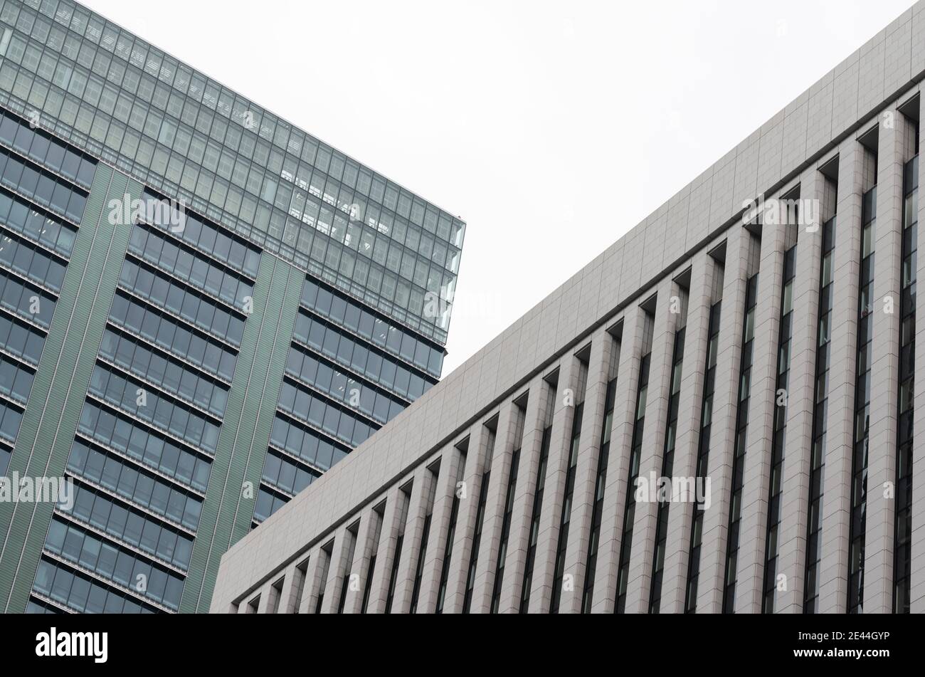 Facades of japanese buildings in tokyo hi-res stock photography and ...