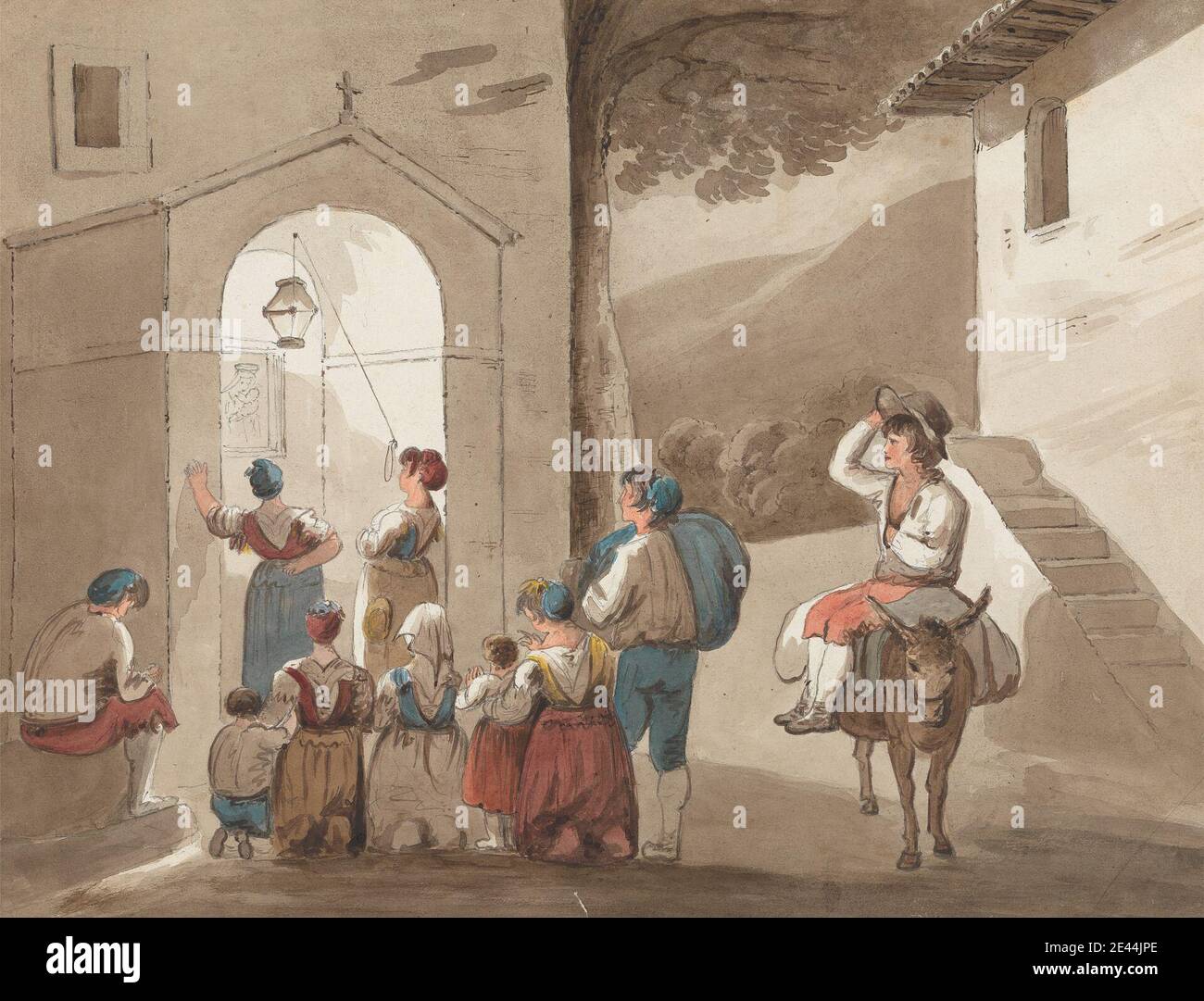 Isaac Weld, 1774â€“1856, Irish, After Pinnelli - Group of Peasants ...