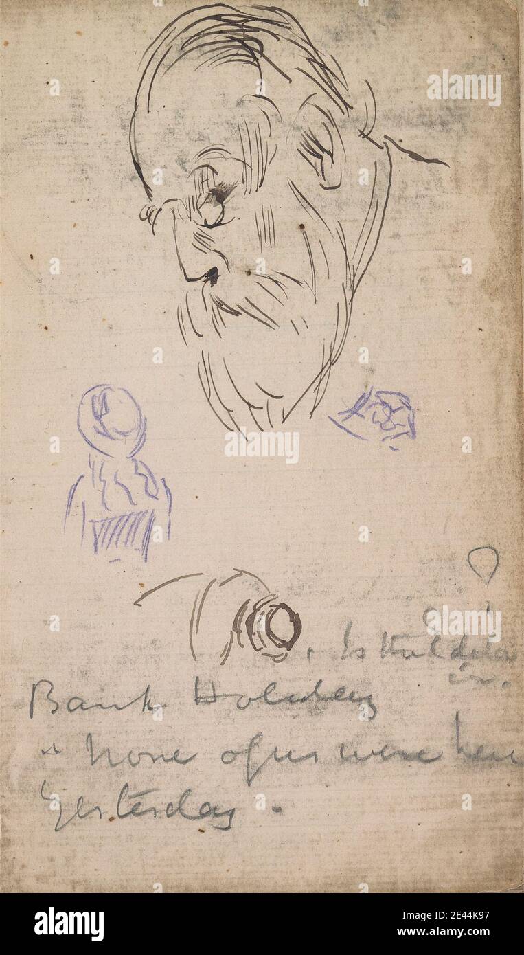 Charles Samuel Keene, 1823â€“1891, British, Sketchbook Drawing, between ...