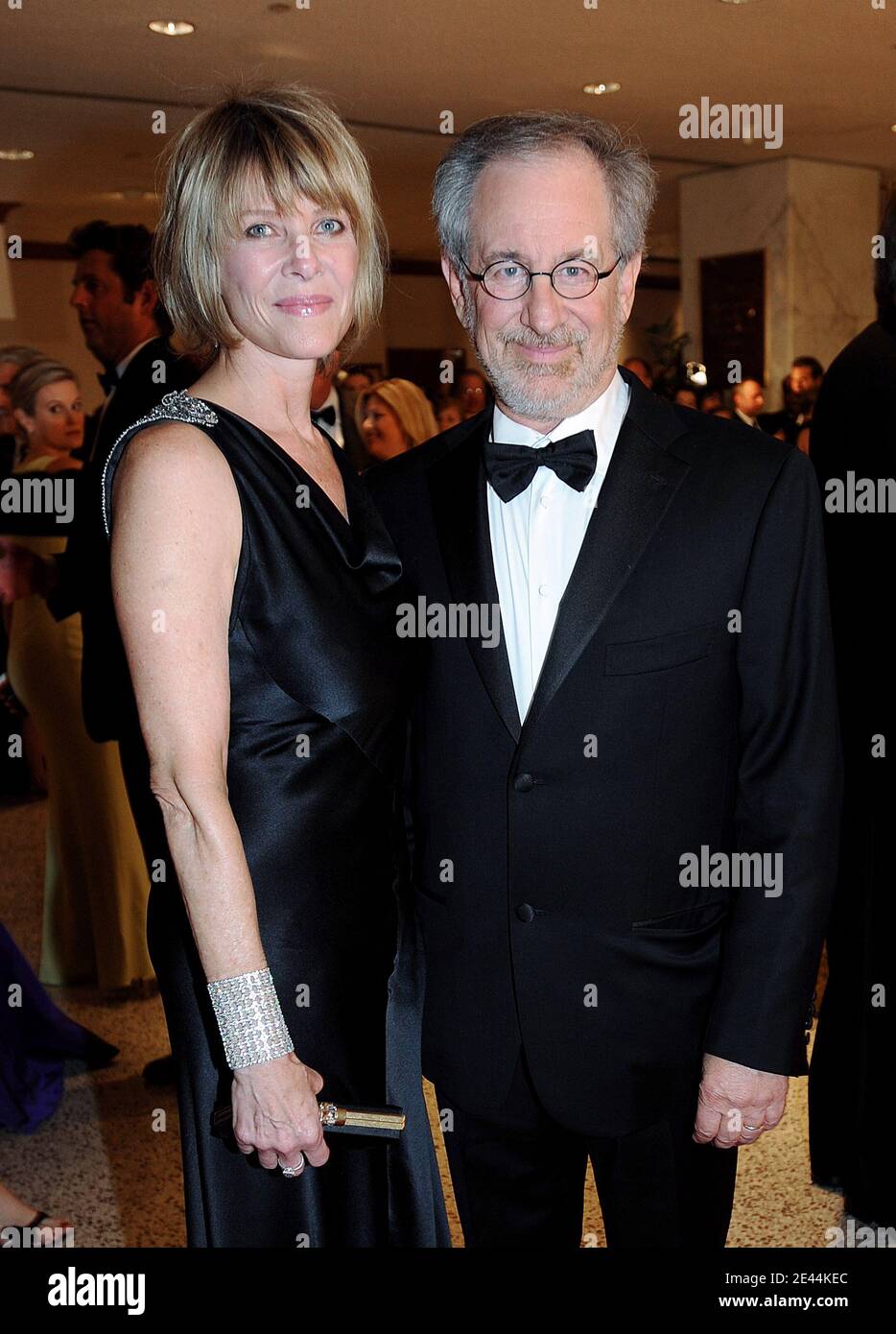 Steven Spielberg and his wife Kate Capshaw attend the White House ...