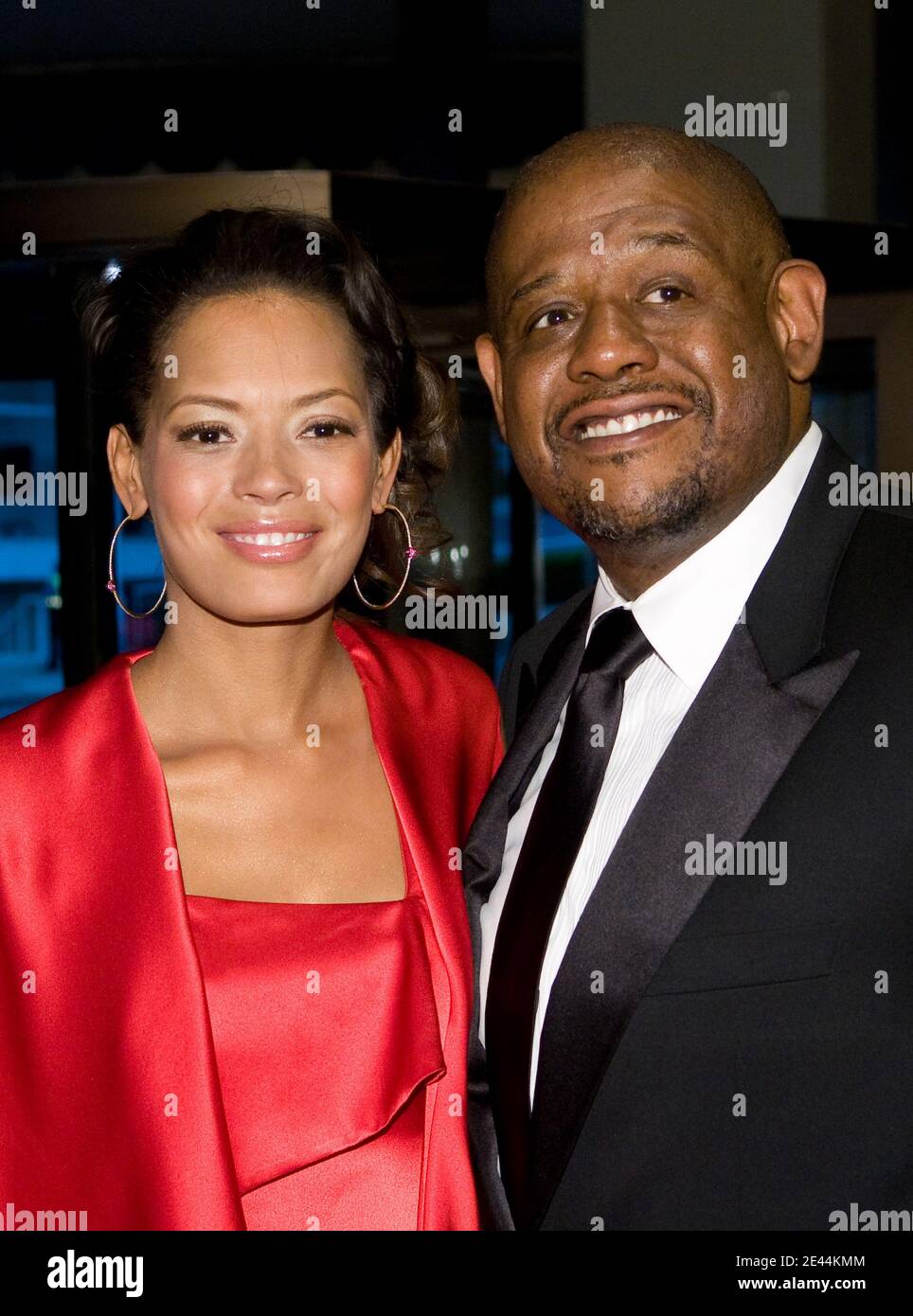 Forest Whitaker with wife Keisha Nash arriving at the 2009 White House ...