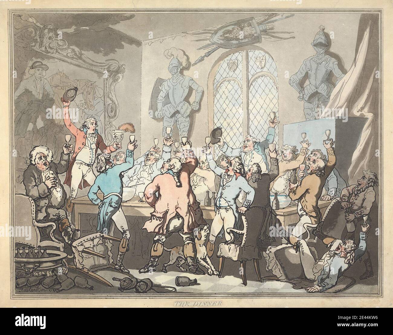 Thomas Rowlandson, 1756â€“1827, British, Fox-Hunting [set of six]: 6 ...