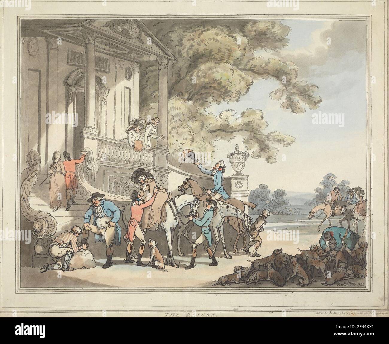 Thomas Rowlandson, 1756â€“1827, British, Fox-Hunting [set of six]: 5 ...