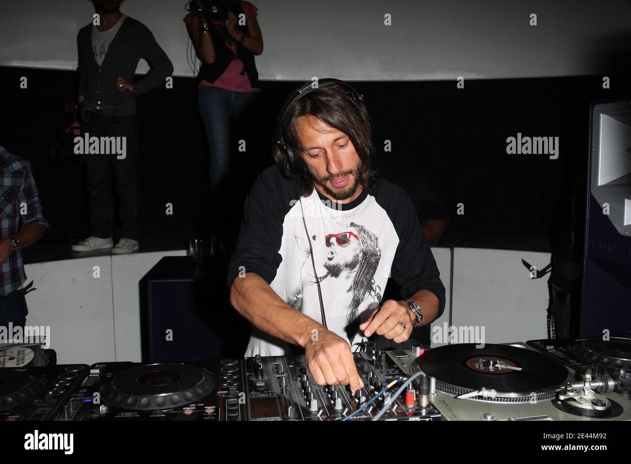 French DJ Bob Sinclar attending the party for the launch of his new ...