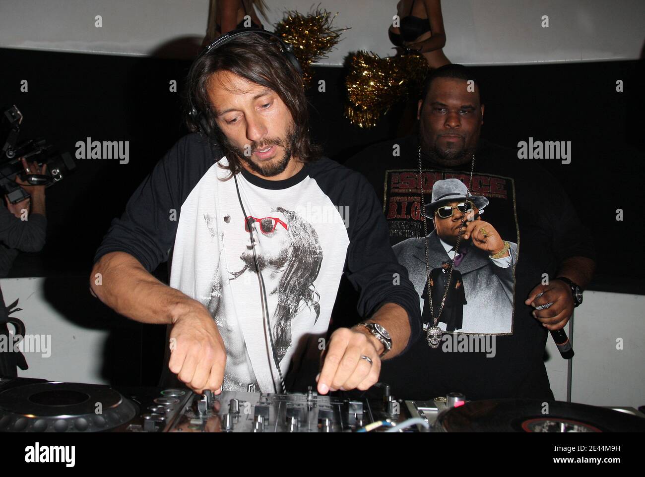 French DJ Bob Sinclar attending the party for the launch of his new ...
