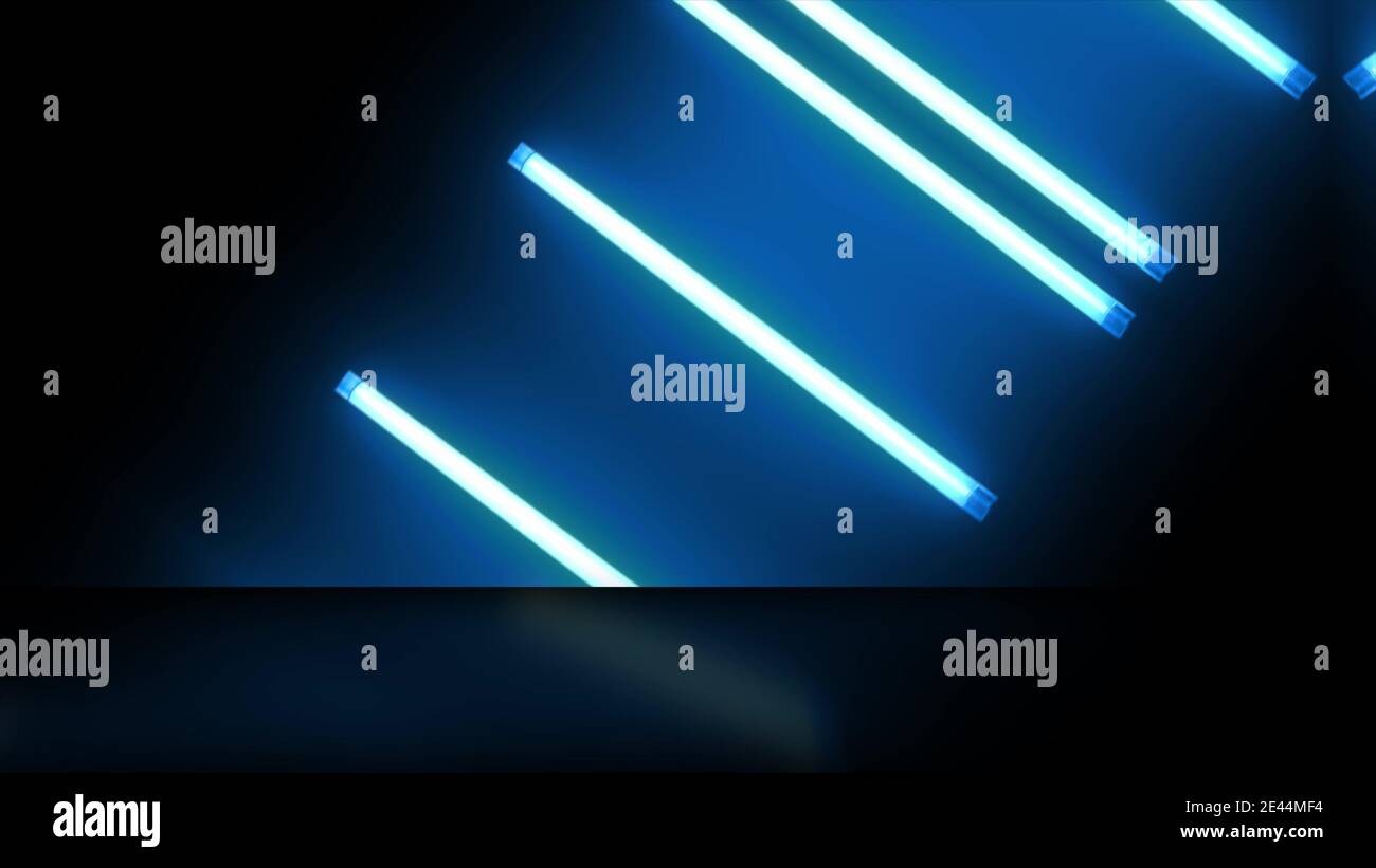 Neon lamps Bulb lights Stage screen wall. illustration texture banner ...