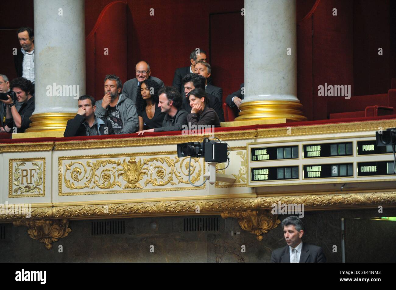 Luc besson and wife virginie silla hi-res stock photography and images ...