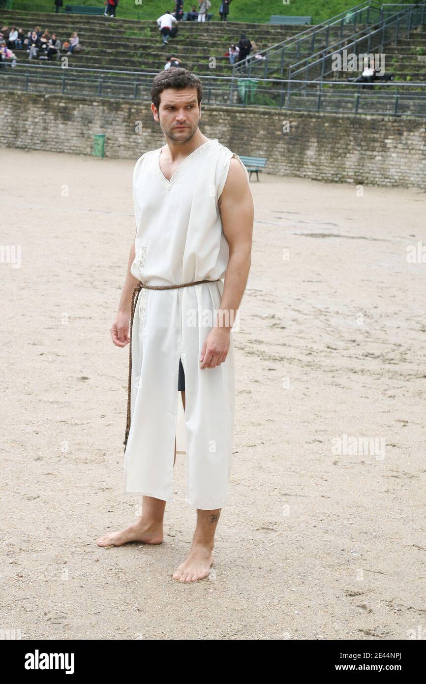 Sebastian Thrun poses after a press conference about 'Ben-Hur Live ...