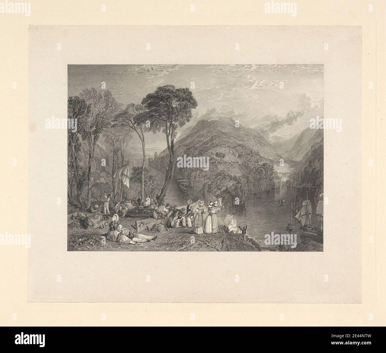 W. R. Smith, active 1819â€“1851, Dartmouth Cove, 1827-1838. Line ...
