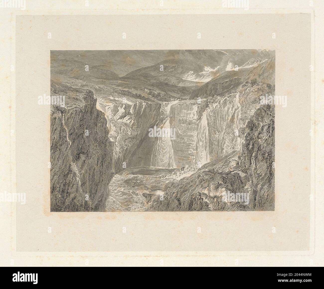 Edward Goodall, 1795â€“1870, British, Fall of the Tees, 1827-1838. Open ...