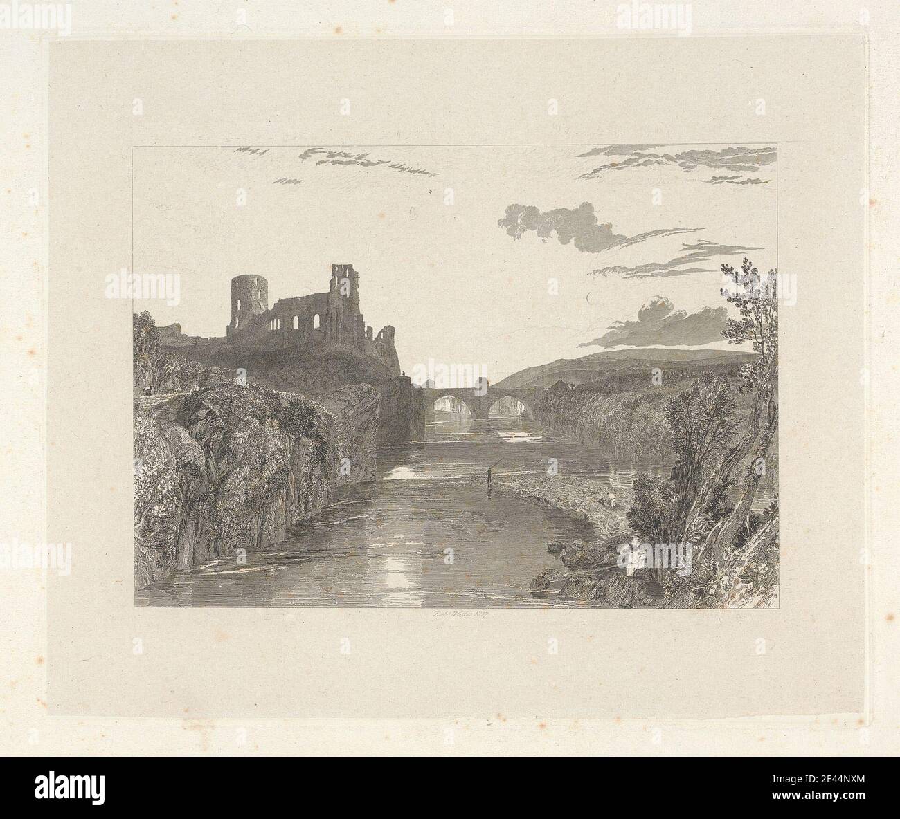 Robert Wallis, 1794â€“1878, British, Barnard Castle, Durham, 1827-1838 ...