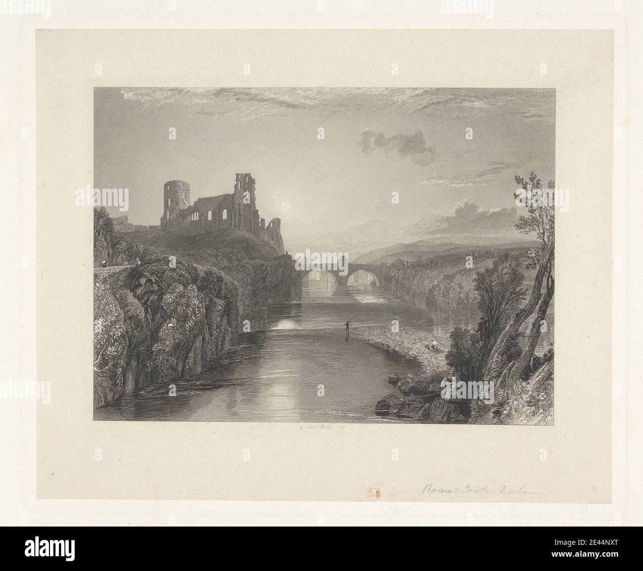 Robert Wallis, 1794â€“1878, British, Barnard Castle, Durham, 1827-1838 ...