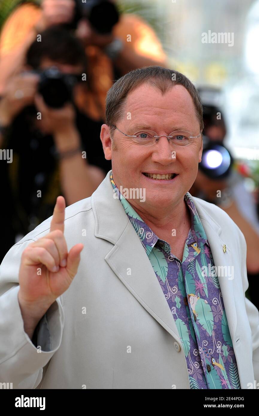 JUS executive producer John Lasseter poses for photographers during the ...