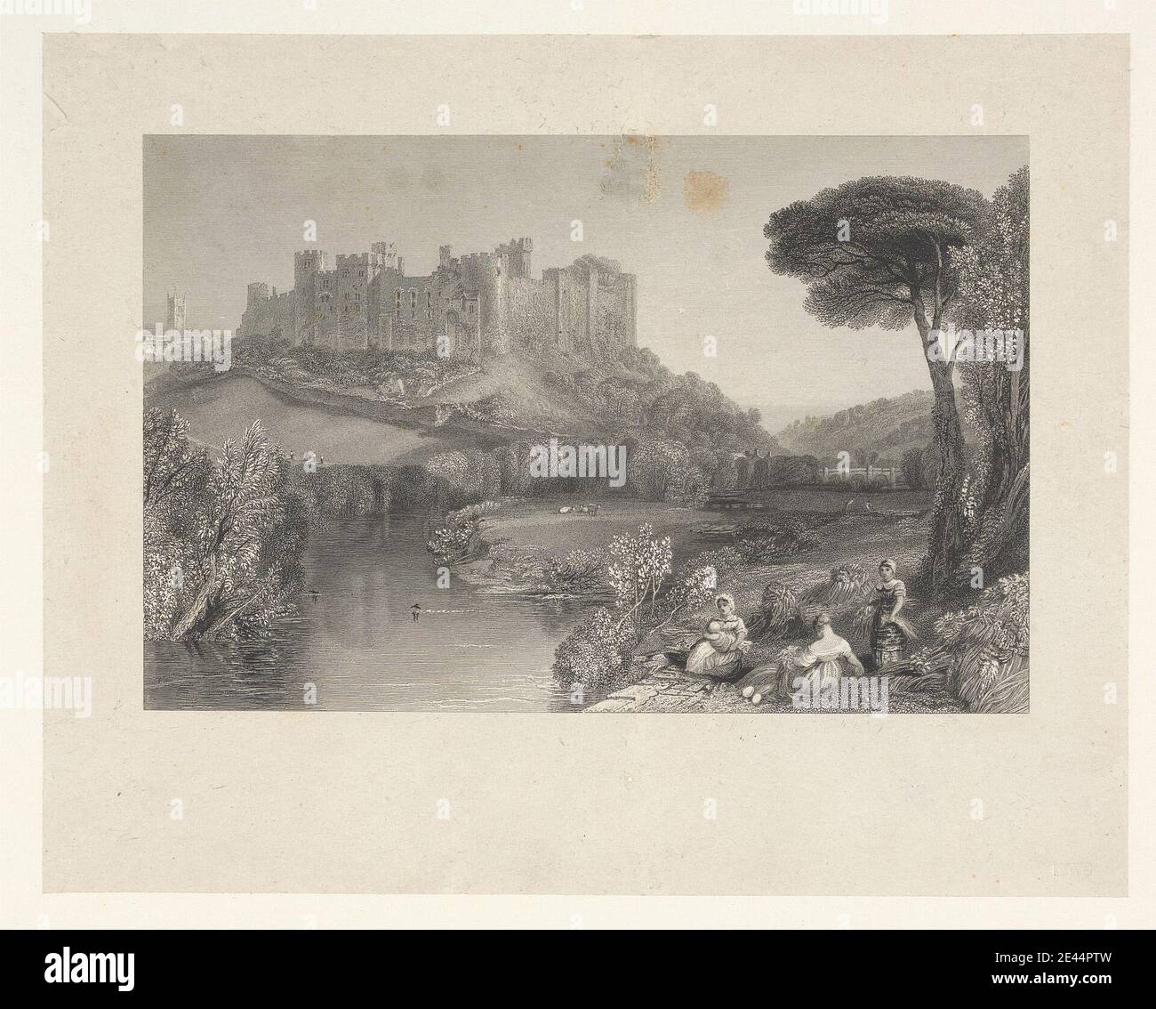 Robert Wallis, 1794â€“1878, British, Ludlow Castle, Shropshire, 1827 ...