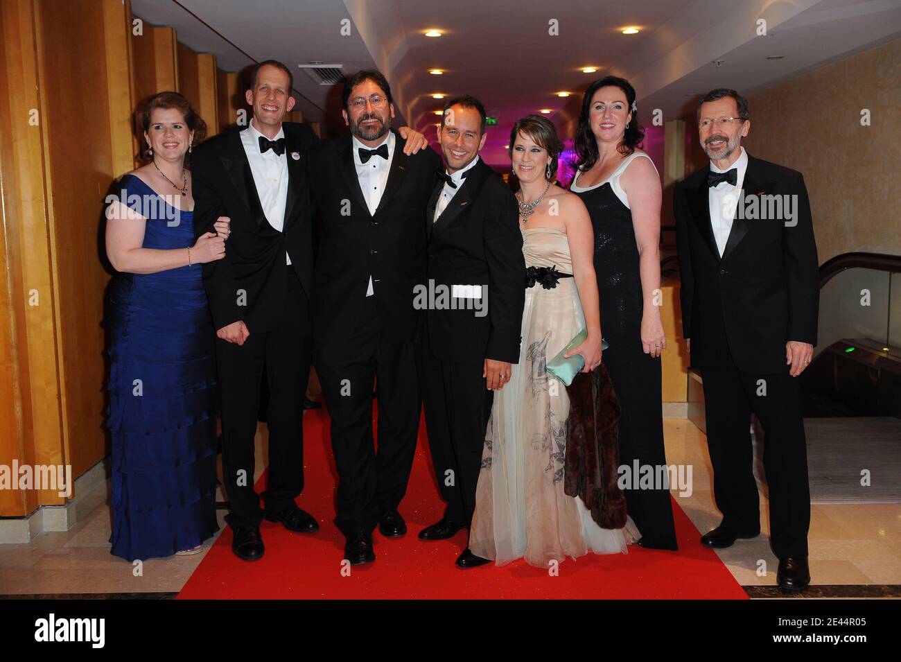 'Up' cast members leaving the diner after the screening of the ...