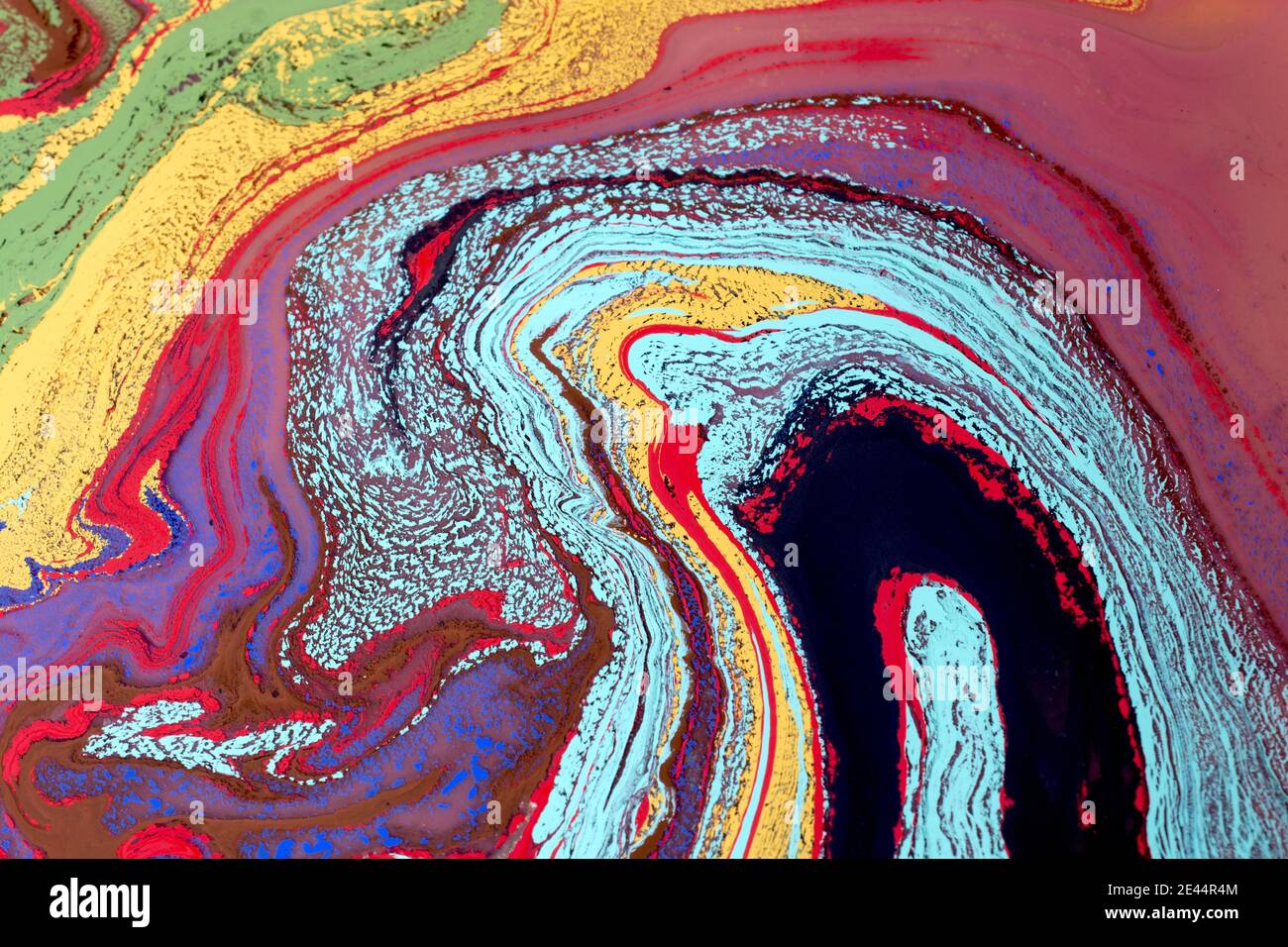 Beautiful mixture of rainbow colors on a canvas Stock Photo - Alamy