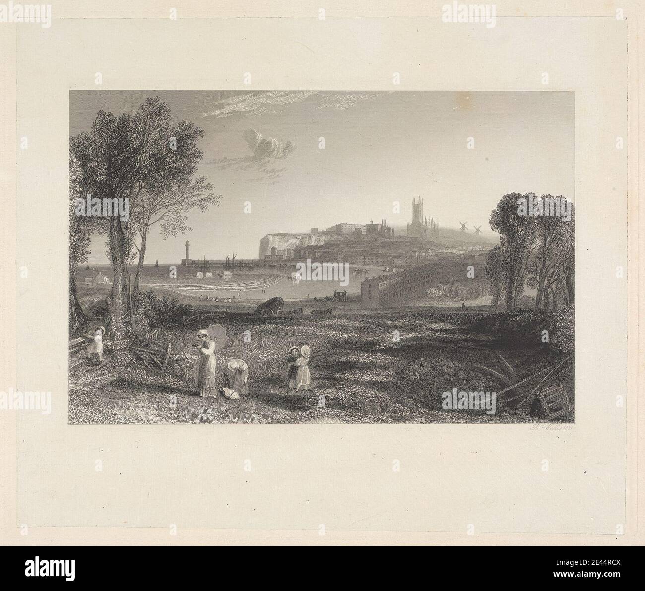 Robert Wallis, 1794â€“1878, British, Margate, Kent, 1827-1838. Line ...