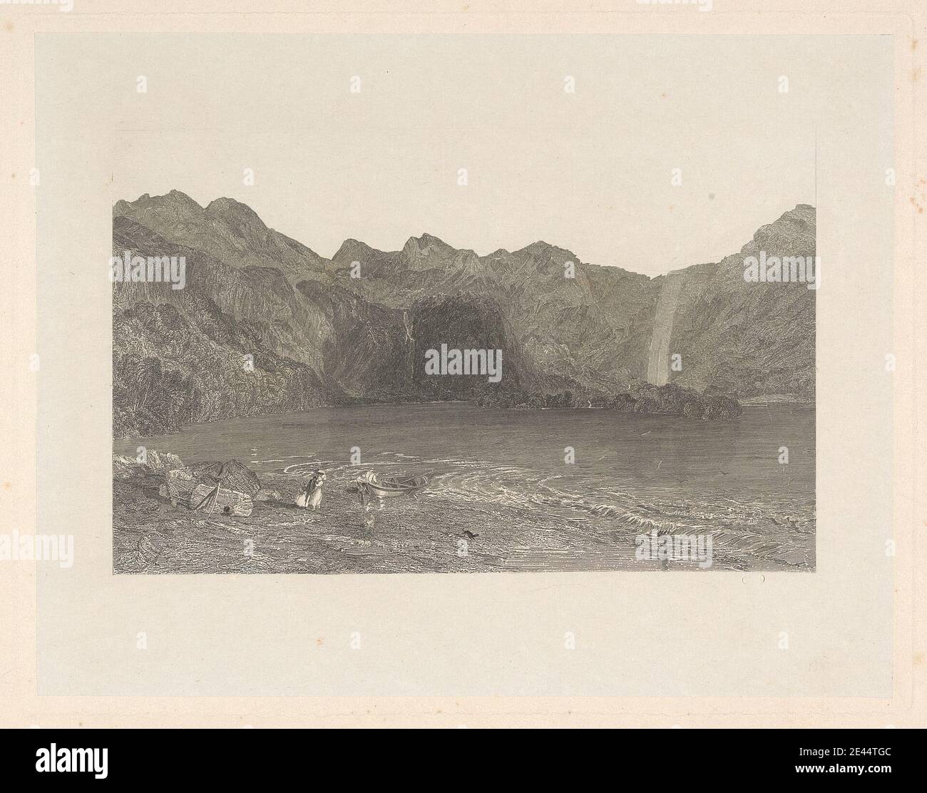 William Radclyffe, 1780â€“1855, British, Keswick Lake, Cumberland, 1827 ...