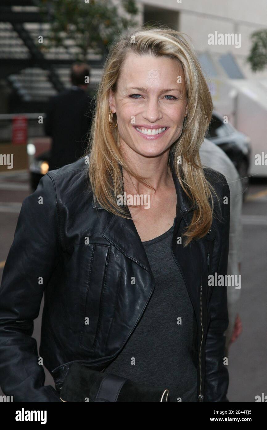 US actress Robin Wright arriving the Palais des Festivals before the ...