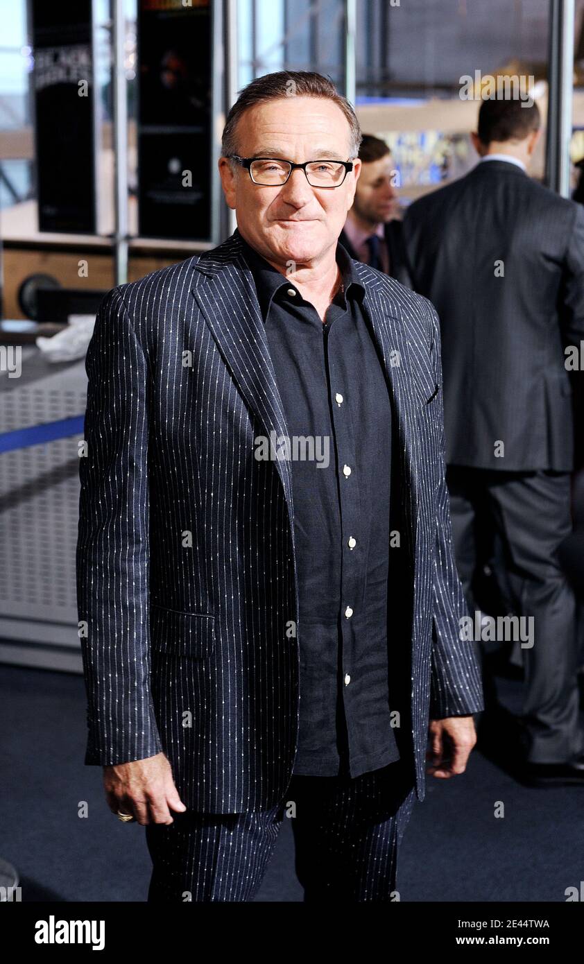 Actor Robin Williams attending the premiere of the movie 'Night at the ...