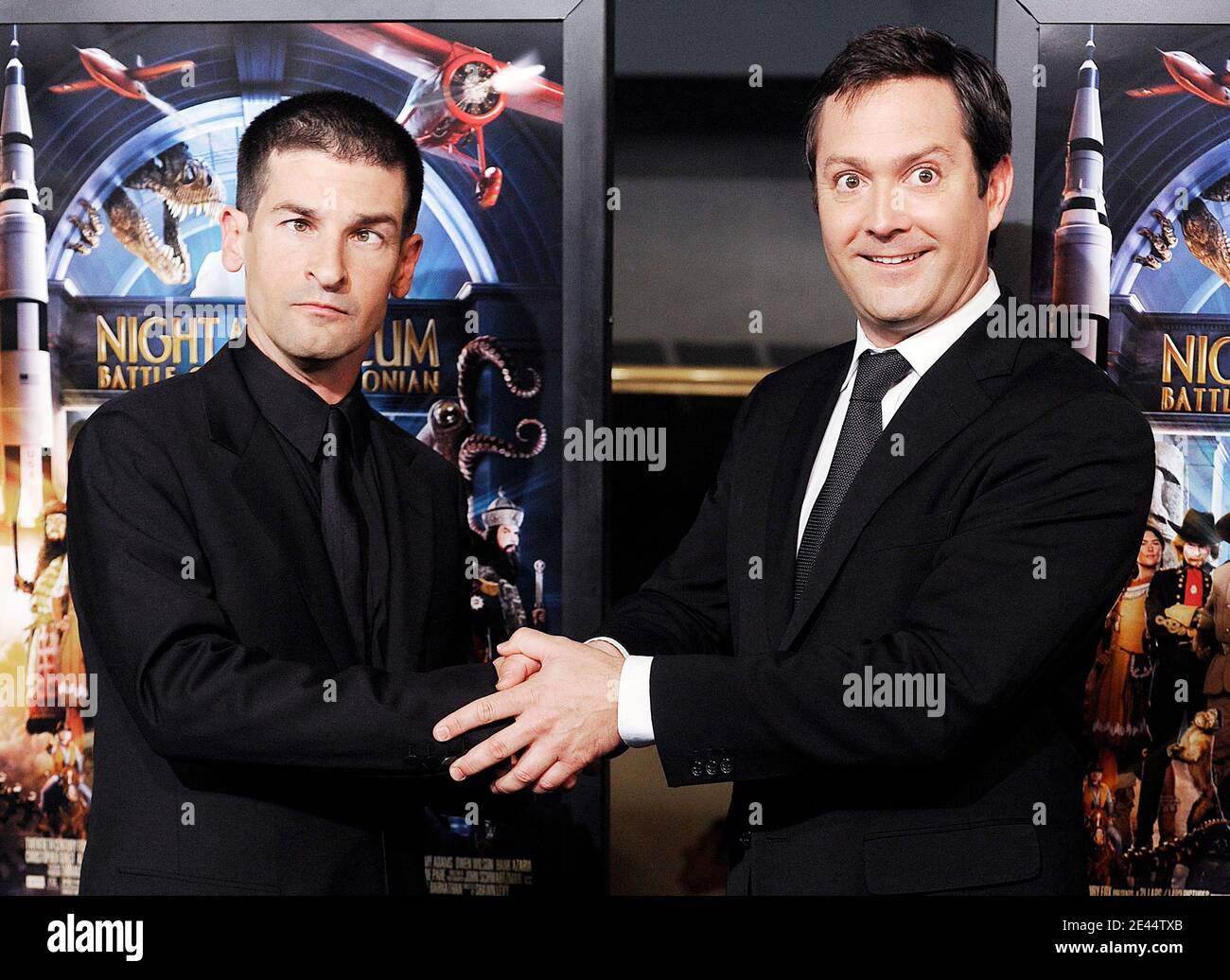 Writers Robert Ben Garant and Thomas Lennon attending the premiere of ...