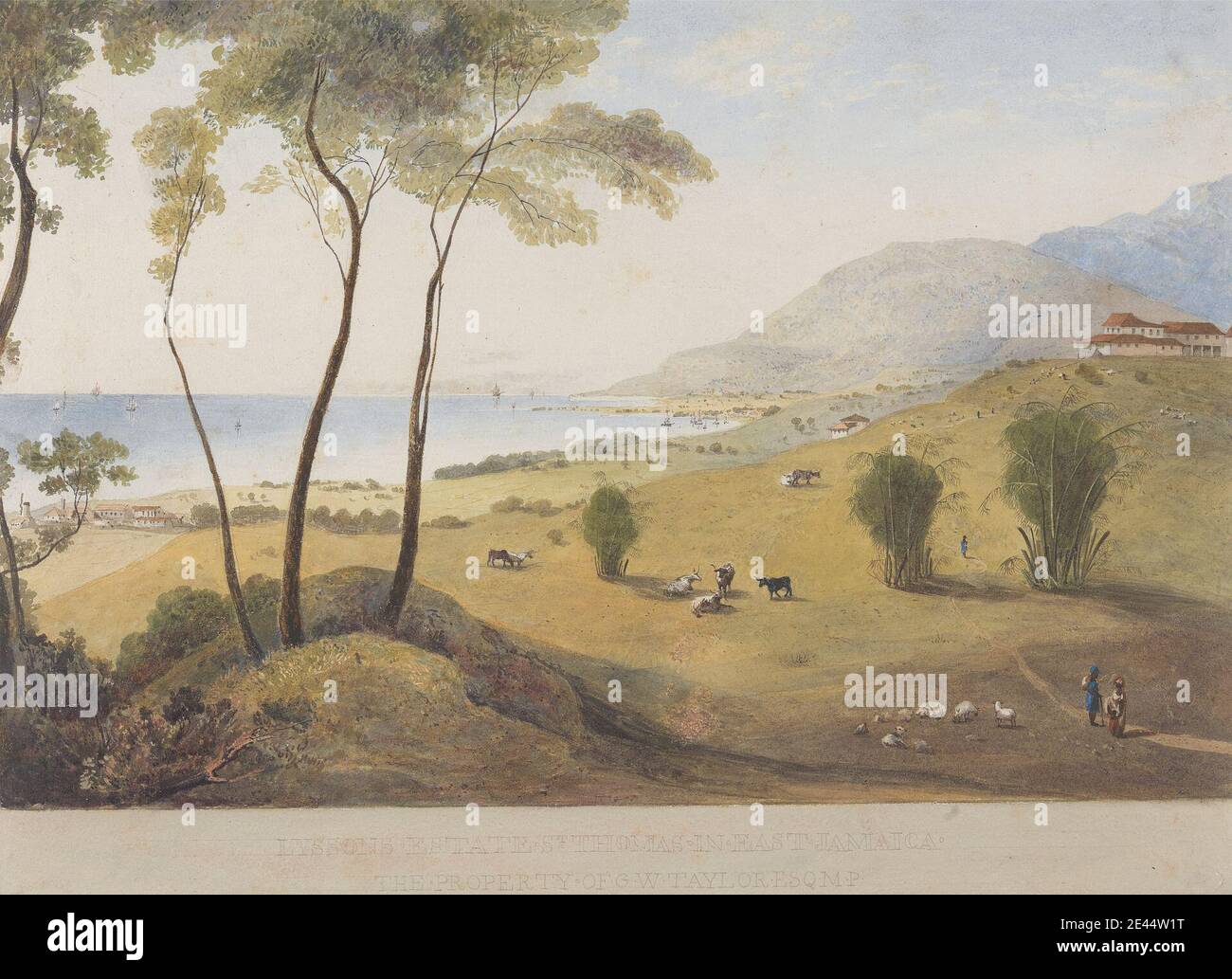 James Hakewill, 1778â€“1843, British, Lyssons Estate, St. Thomas in the ...