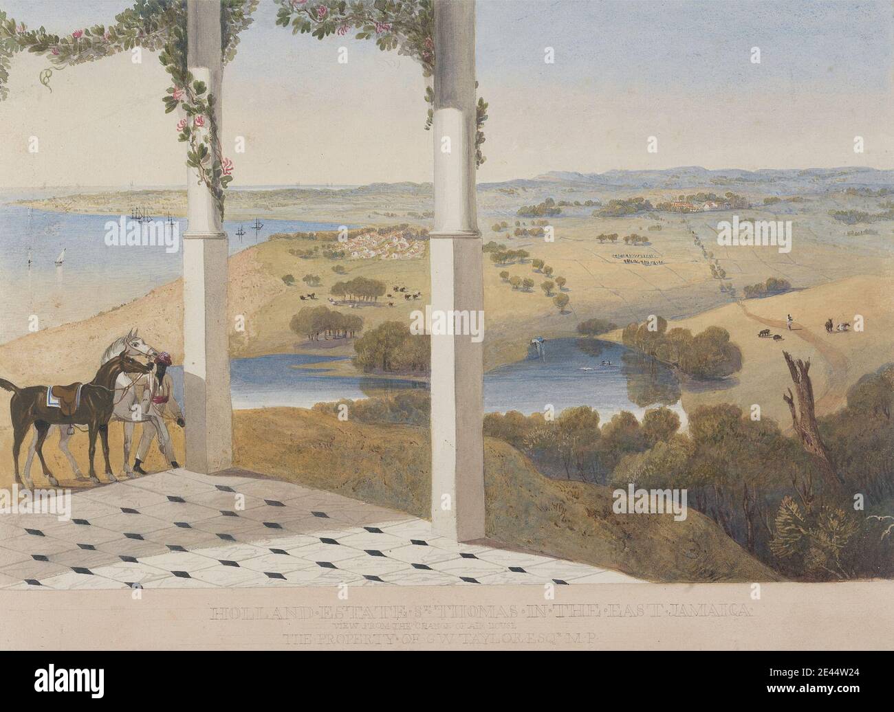 James Hakewill, 1778â€“1843, British, Holland Estate, St. Thomas in the ...